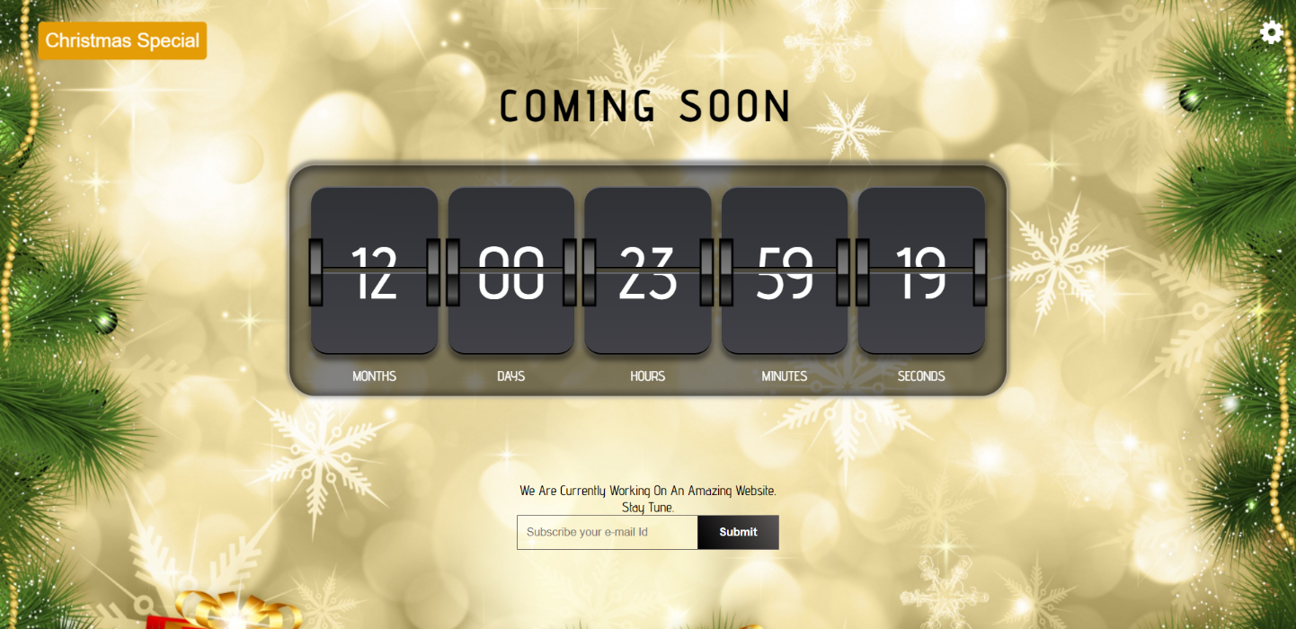 Coming Soon Timer | Countdown Timer | Multicolor Countdown by Pahil369