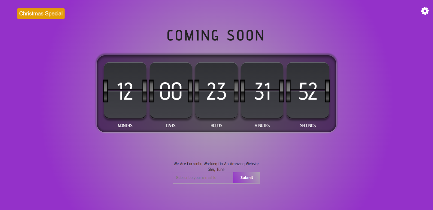 Coming Soon Timer | Countdown Timer | Multicolor Countdown by Pahil369