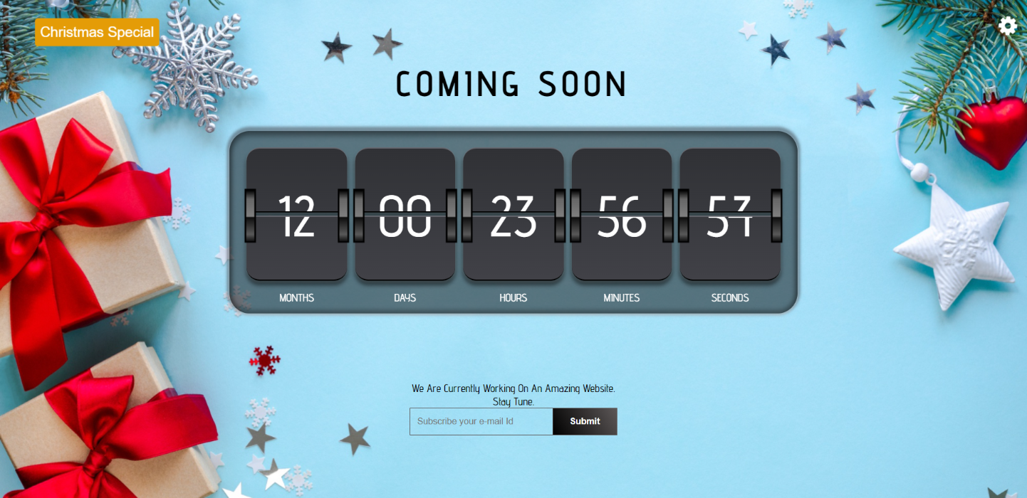Coming Soon Timer | Countdown Timer | Multicolor Countdown by Pahil369