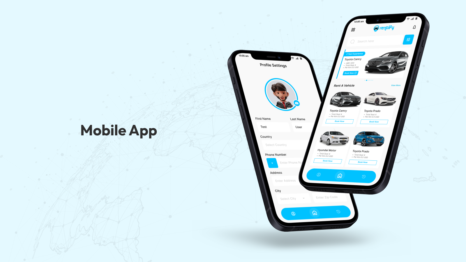 Rentify - Online Car Rental Booking System Full Solution by AppDevsX