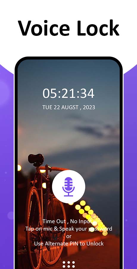 Voice Lock - Pin Pattern - Speak to Unlock - Screen Lock - Smart Voice ...