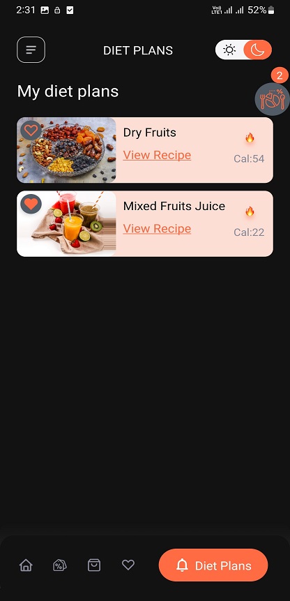 MD FOODs- Complete food delivery, diet plan app with latest UI & AI ...