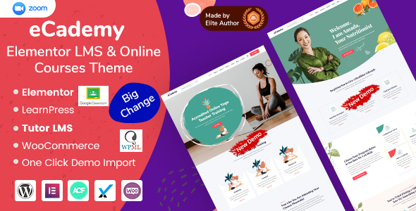 eCademy - Education LMS & Online Coaching Courses WordPress Theme by ...