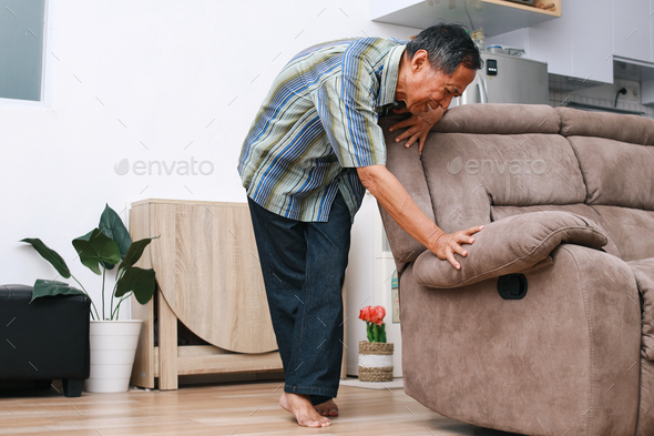 Old Man With Leg Problem Stock Photo by Garakta-Studio | PhotoDune