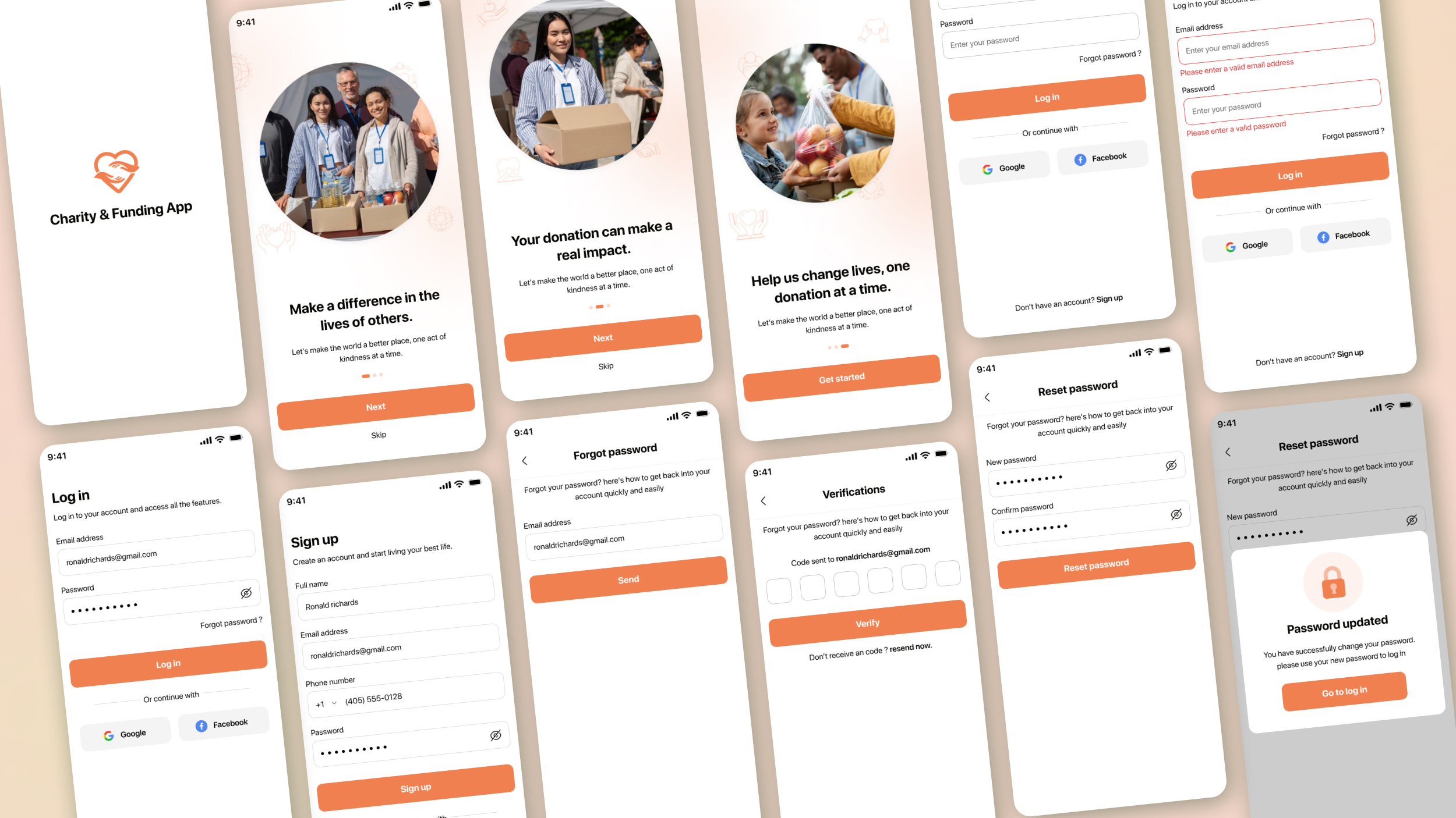 CaringHandsApp template : Charity App in Flutter (Android, iOS) | SupportStream App by ...