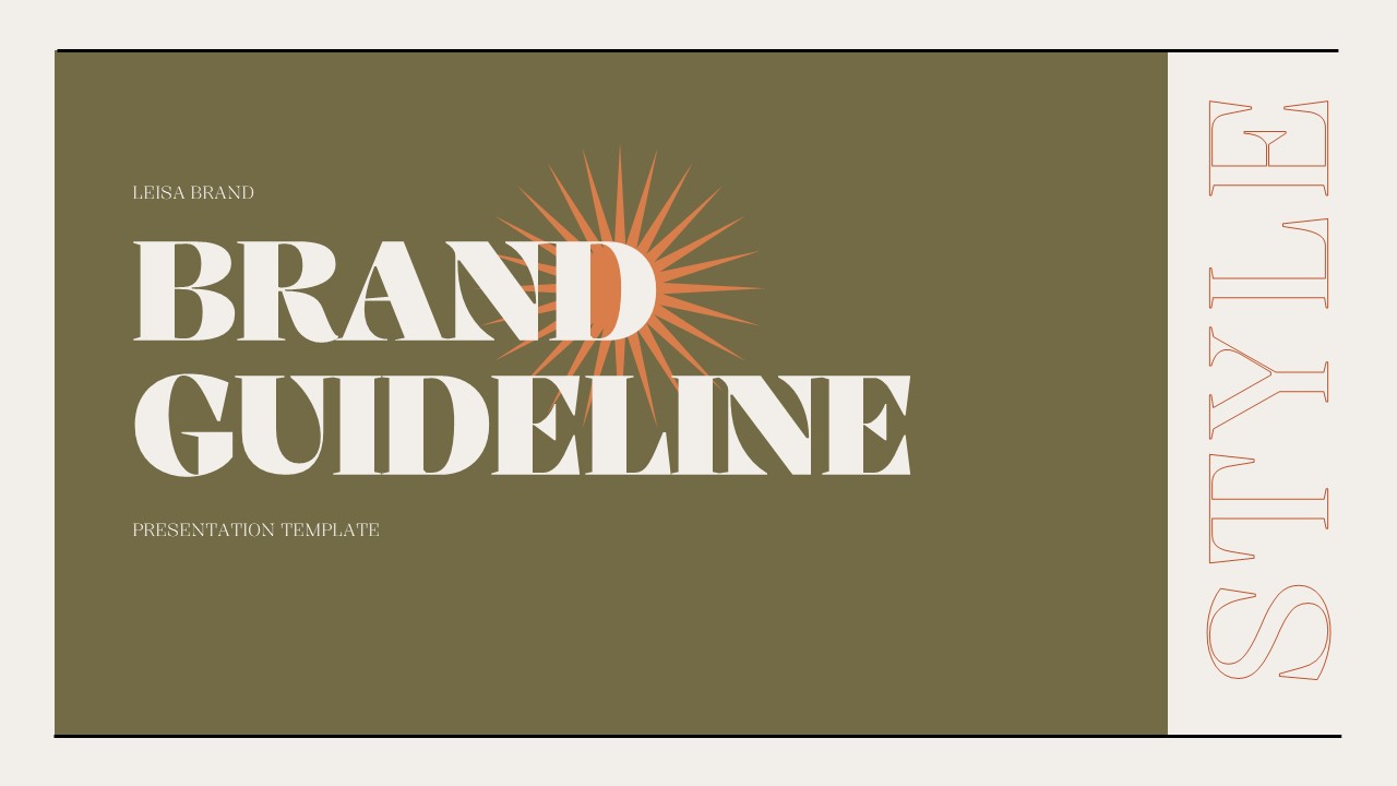 Brand Guideline PowerPoint Template, Presentation Templates | GraphicRiver