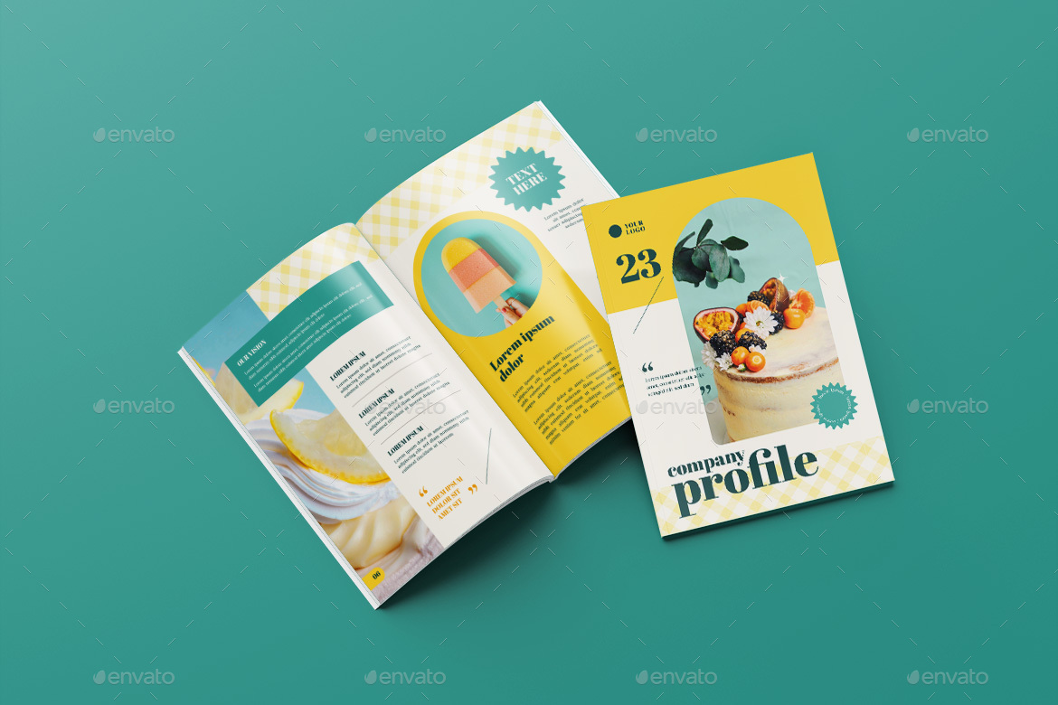 Bakery Company Profile, Print Templates | GraphicRiver