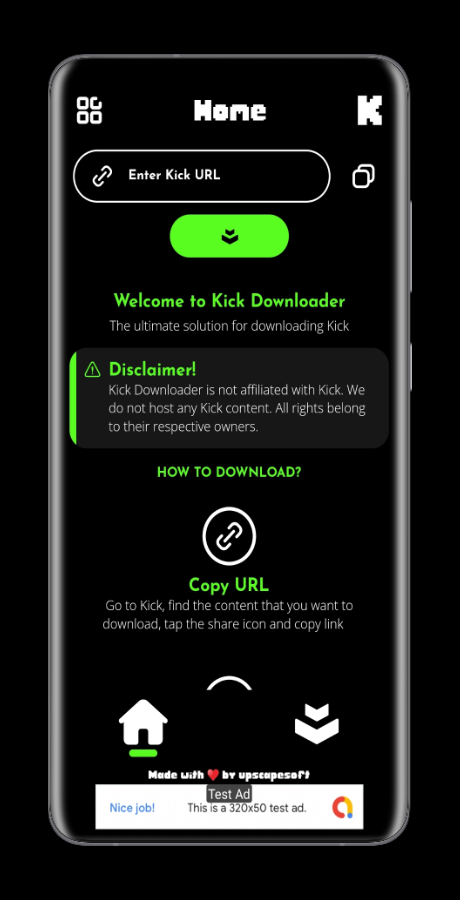 Kick Downloader - Kick Videos, Clips & Images Downloader | ADMOB ...