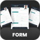 Minimalist Registration Form, Print Templates | GraphicRiver