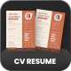 Aesthetic Brown CV Resume, Print Templates | GraphicRiver