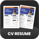 Modern Bold Essence CV Resume, Print Templates | GraphicRiver