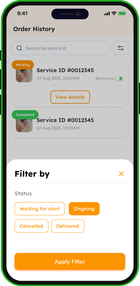 Spa and Salon Flutter UI Template Kit by mvp_minds | CodeCanyon