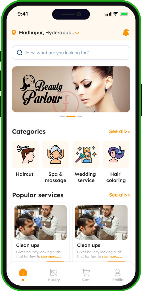 Spa and Salon Flutter UI Template Kit by mvp_minds | CodeCanyon