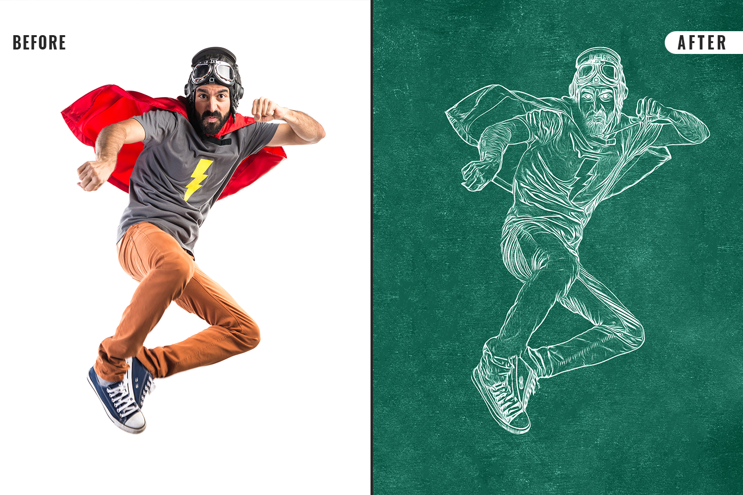 Chalk Photo Effect, Add-ons | GraphicRiver