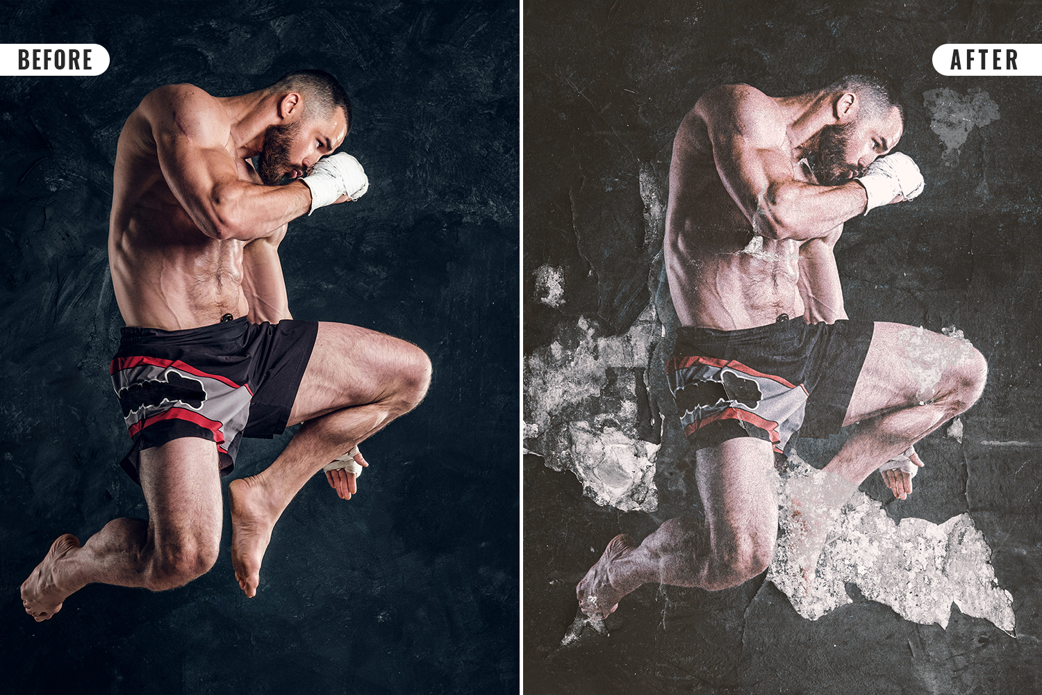 Peeling Wall Photo Effect, Add-ons | GraphicRiver