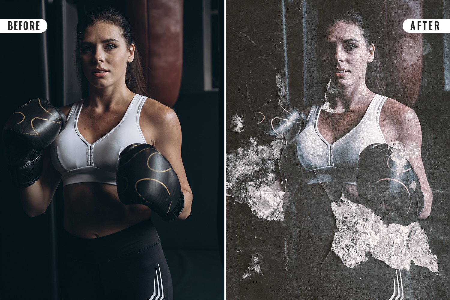 Peeling Wall Photo Effect, Add-ons | GraphicRiver