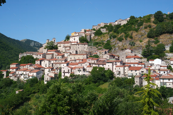 Longano, old town in Molise, Italy Stock Photo by clodio | PhotoDune