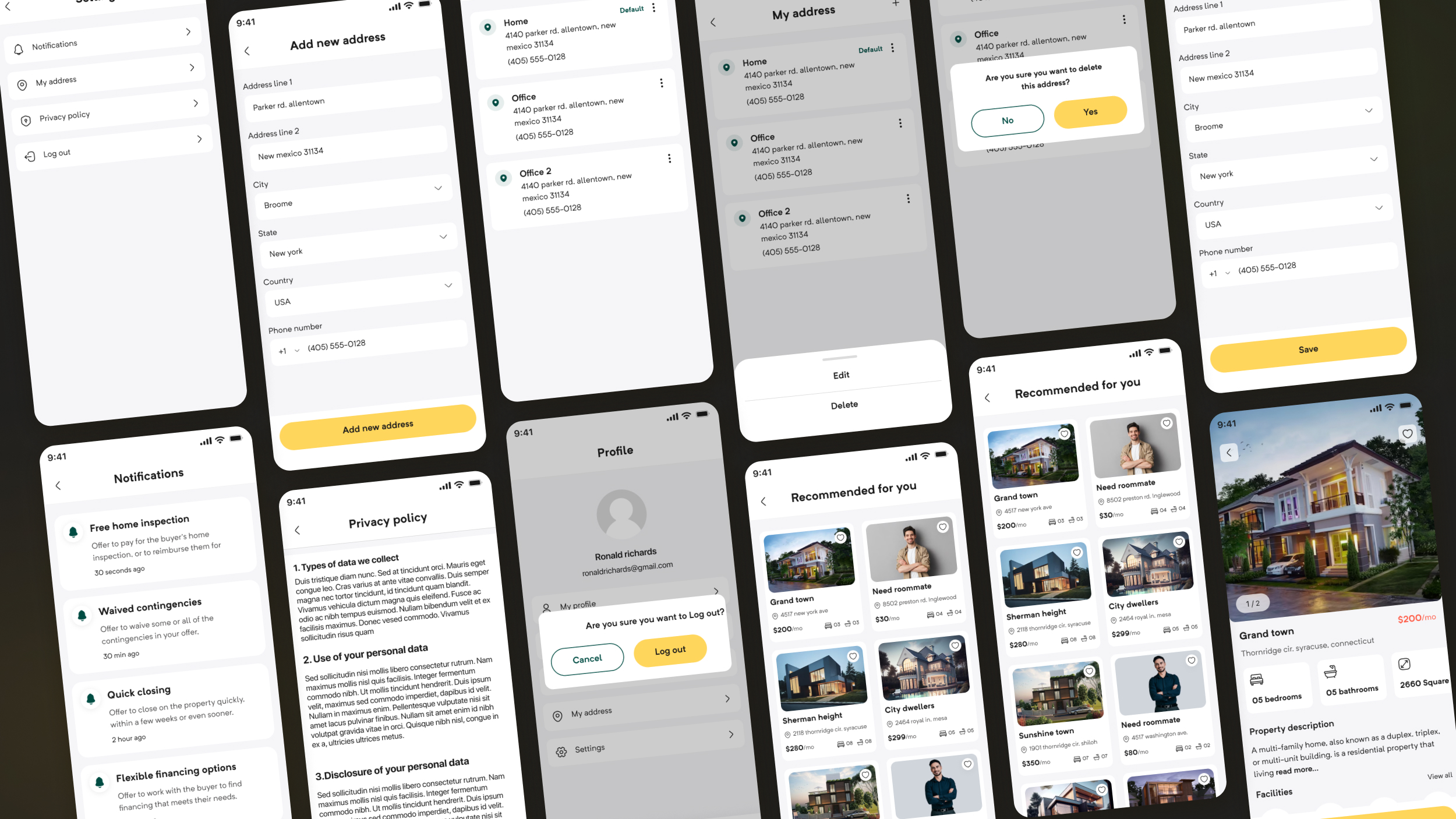 LeaseHome template: Online Property Booking App in Flutter (Android ...