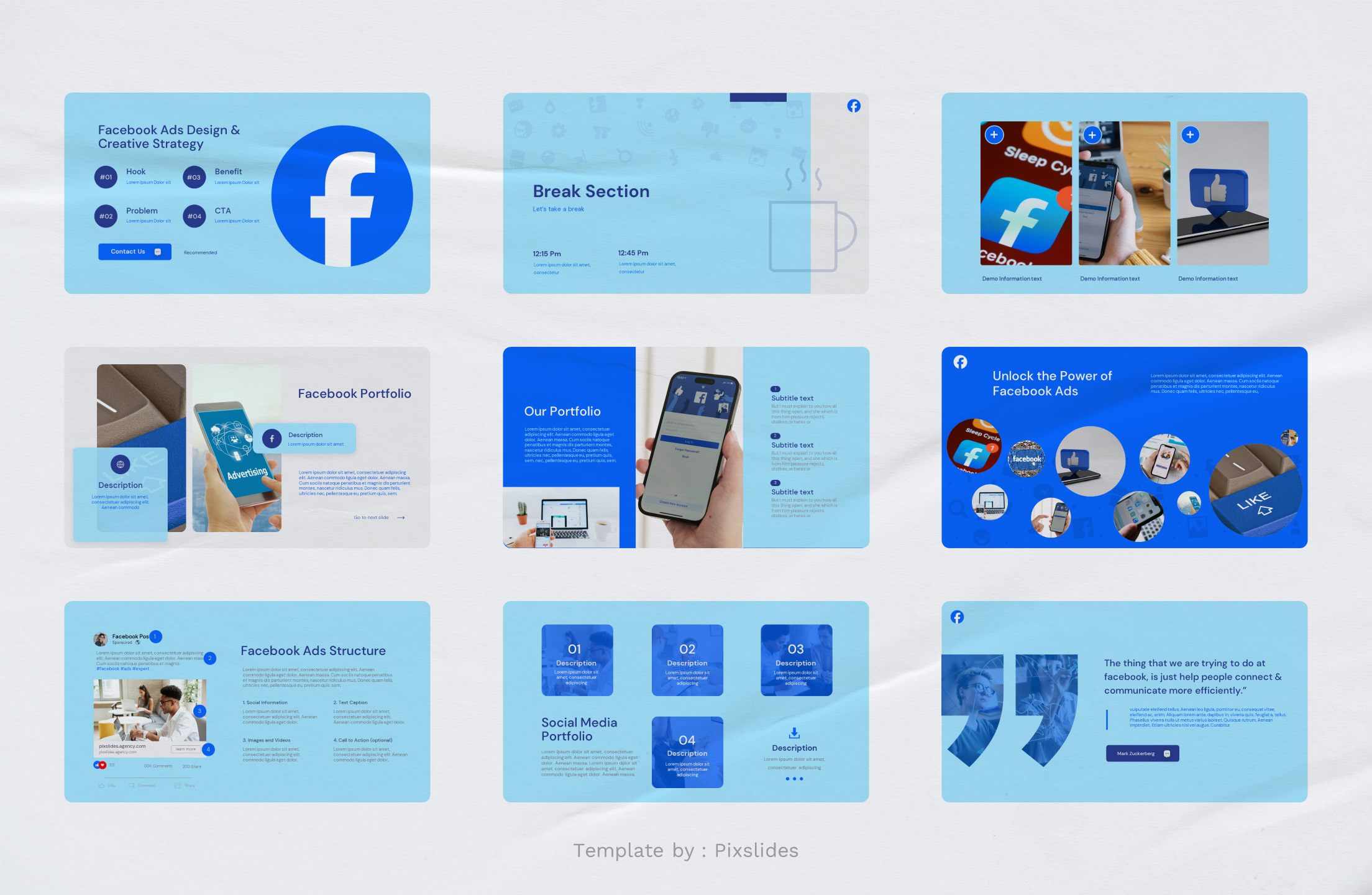 Facebook - Social Media PowerPoint Presentation Template, Presentation ...