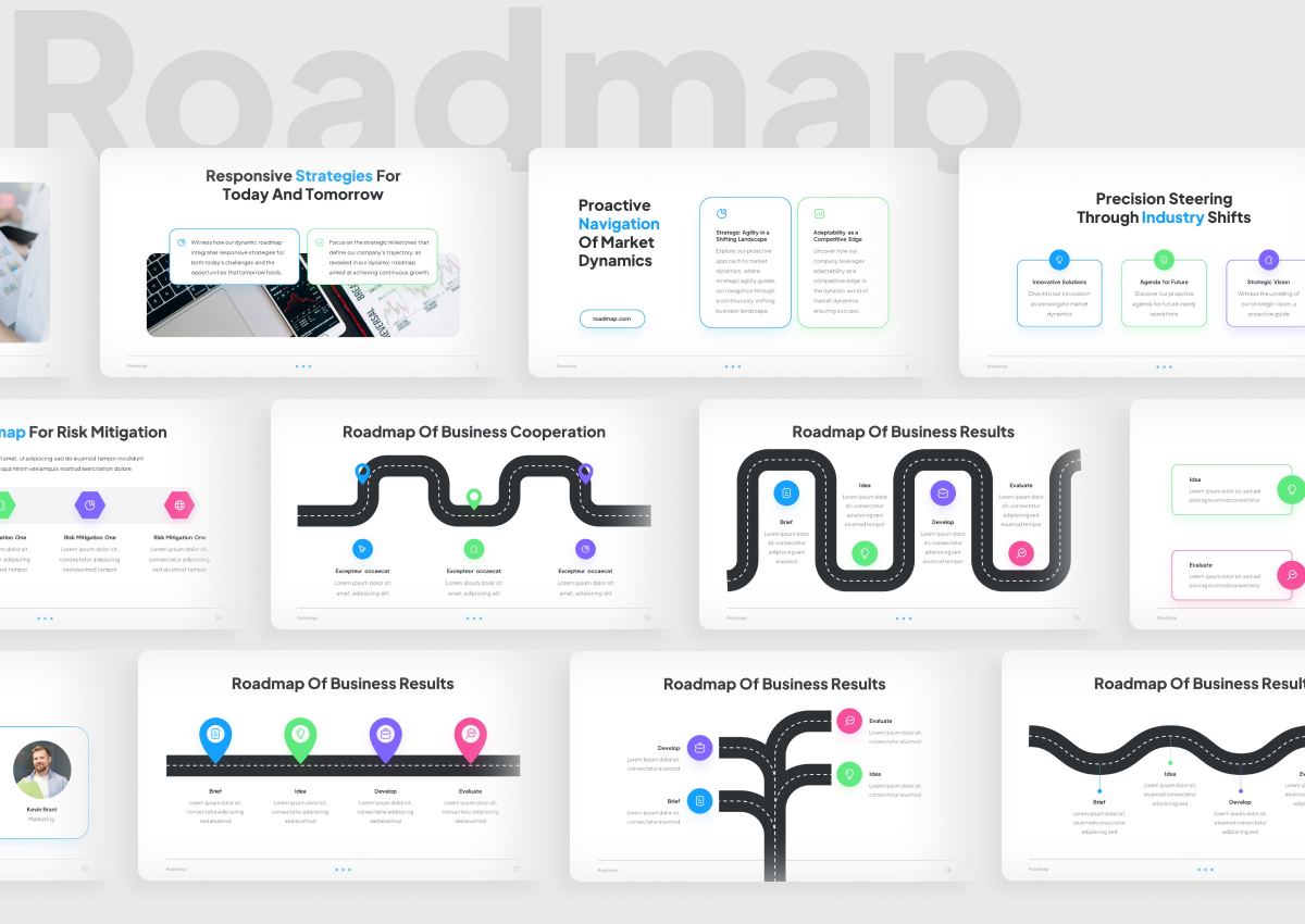 Roadmap PowerPoint Presentation, Presentation Templates | GraphicRiver