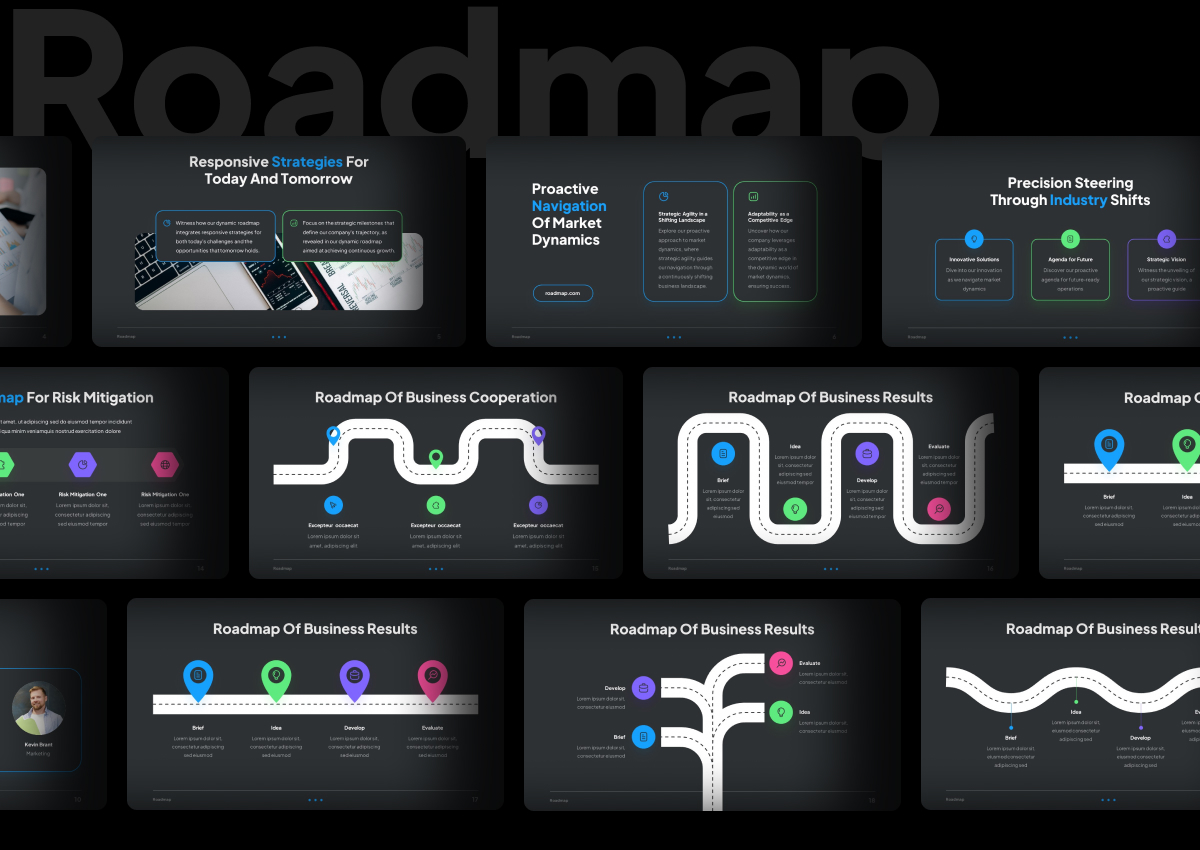 Roadmap PowerPoint Presentation, Presentation Templates | GraphicRiver
