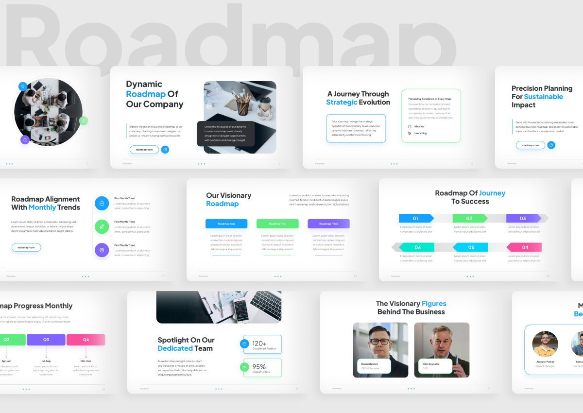 Roadmap Keynote Presentation, Presentation Templates | GraphicRiver