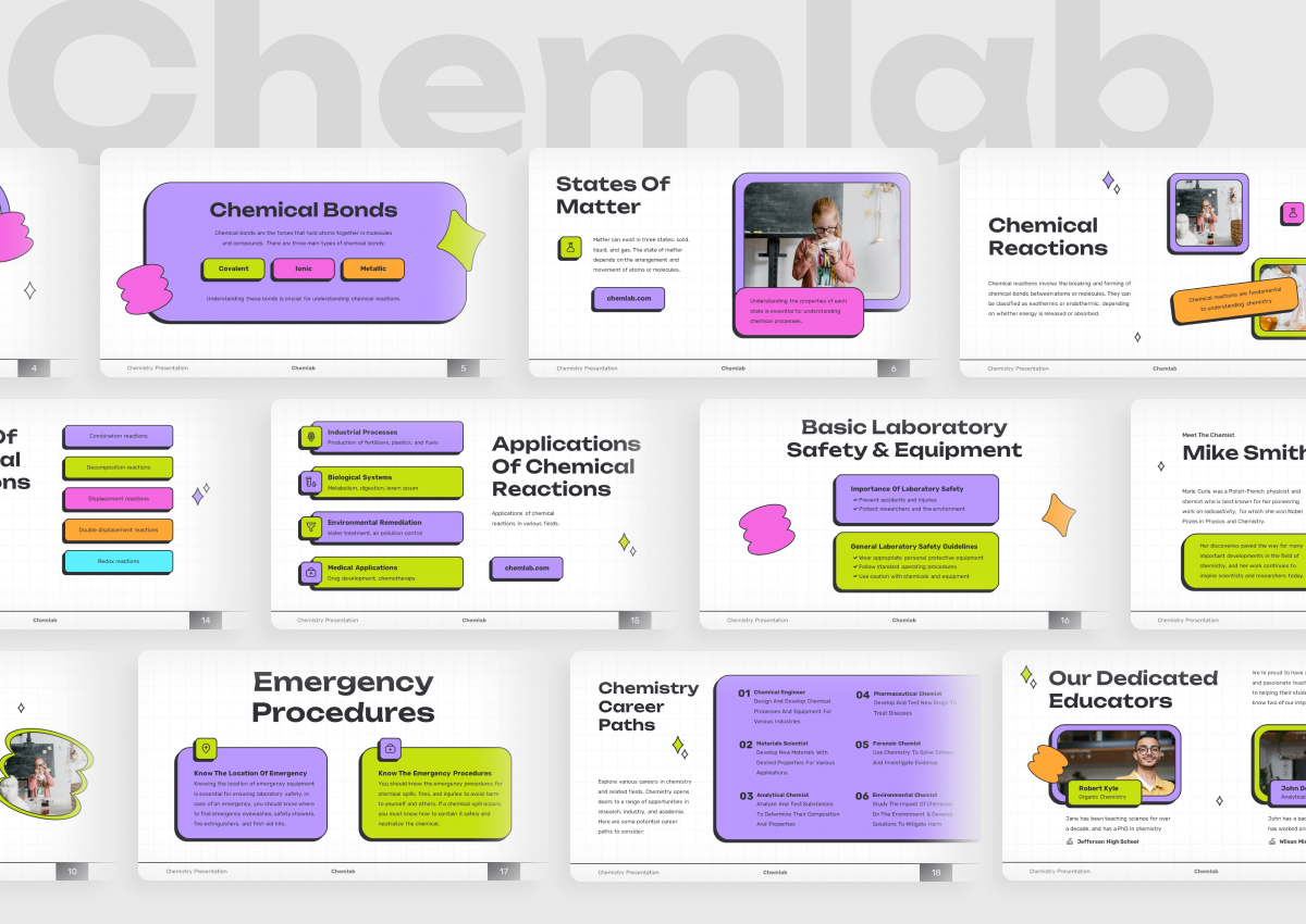 Chemlab - Chemical Keynote Presentation, Presentation Templates ...