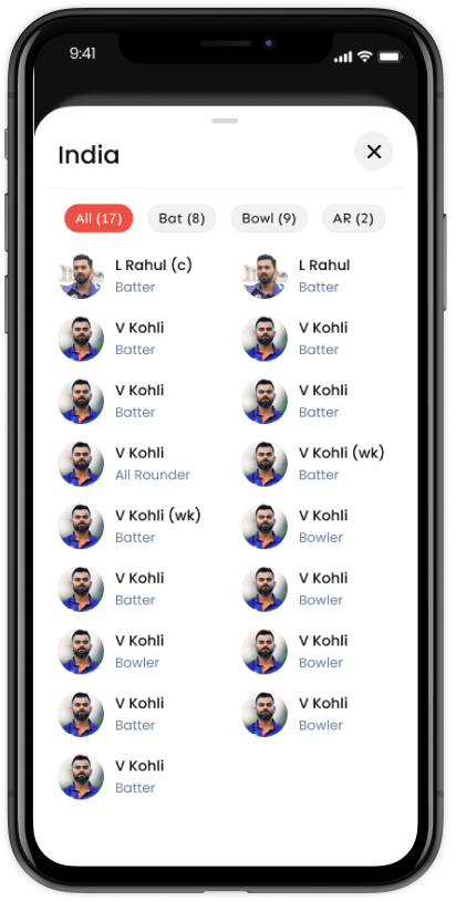 Cricket App v1.0. - Cricbuzz Clone | React Native mobile app template ...