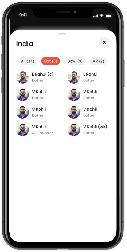 Cricket App v1.0. - Cricbuzz Clone | React Native mobile app template by slmbstore