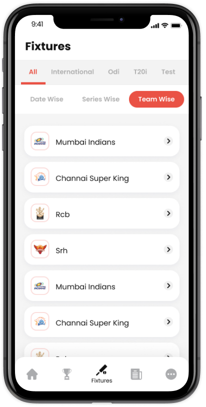 Cricket App v1.0. - Cricbuzz Clone | React Native mobile app template by slmbstore