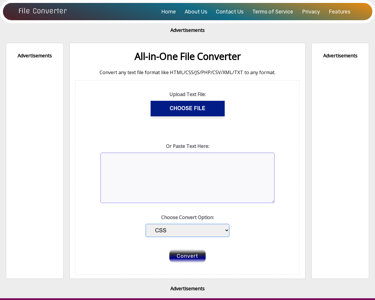 All-in-One File Converter HTML Template With Script by codefirmpk | CodeCanyon