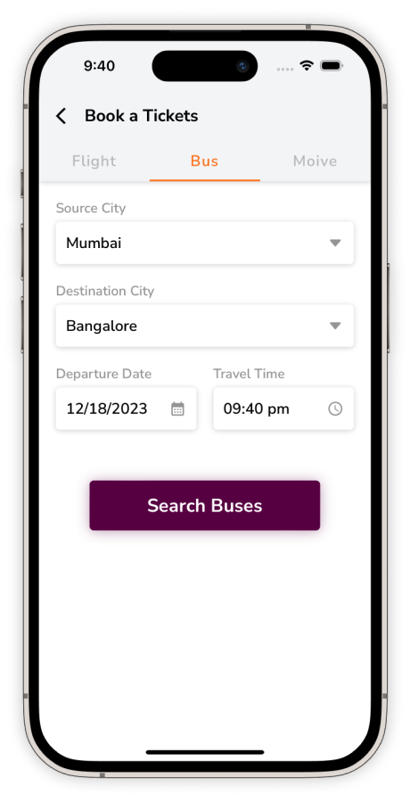 Online Recharge Ticket Booking & Bill Payment App Template in Ionic by RenderCodeTechnology