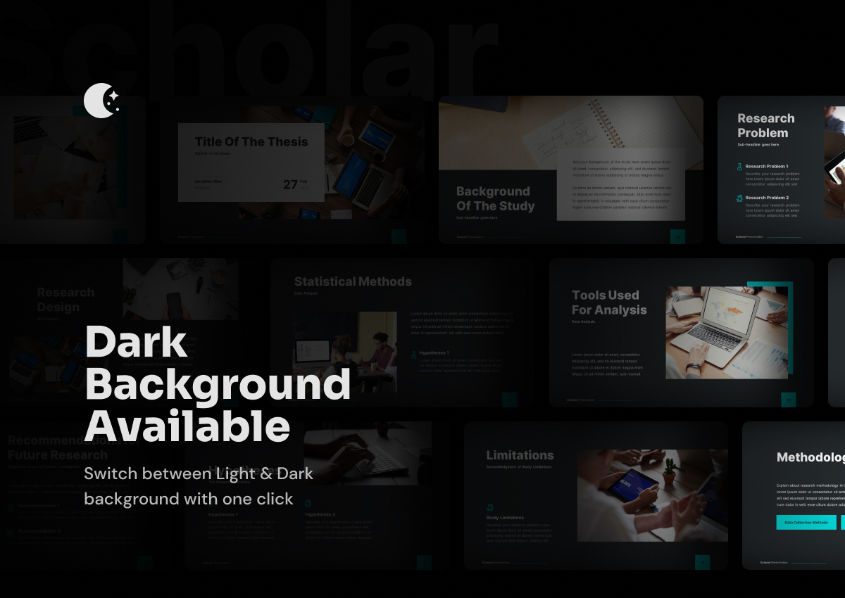 Scholar - Thesis PowerPoint Presentation, Presentation Templates ...