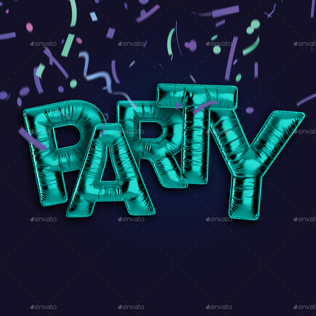 Balloon 3D Font (A-Z) - Changeable color, Graphics | GraphicRiver