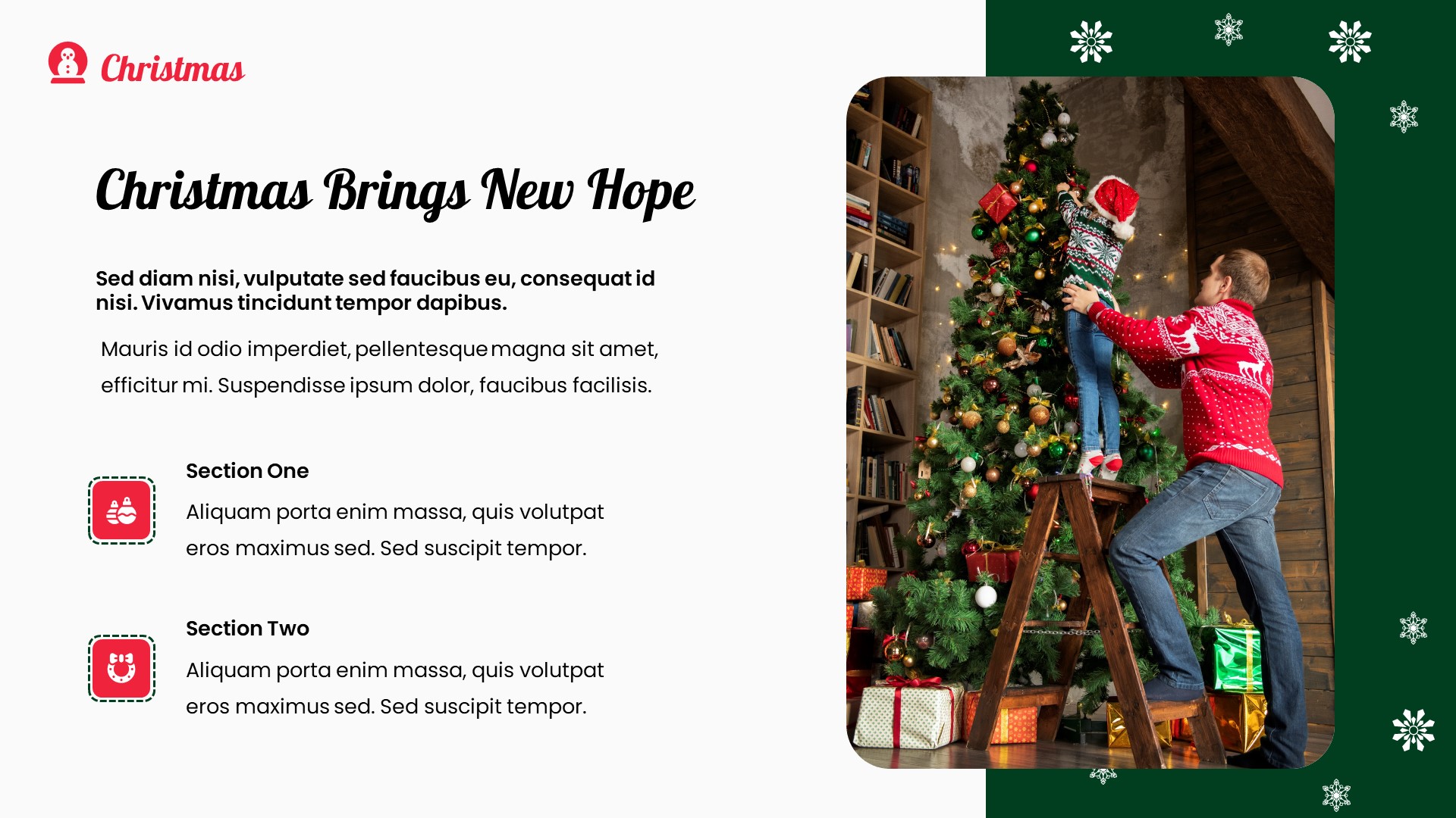 Merry Christmas Day Powerpoint Template, Presentation Templates ...