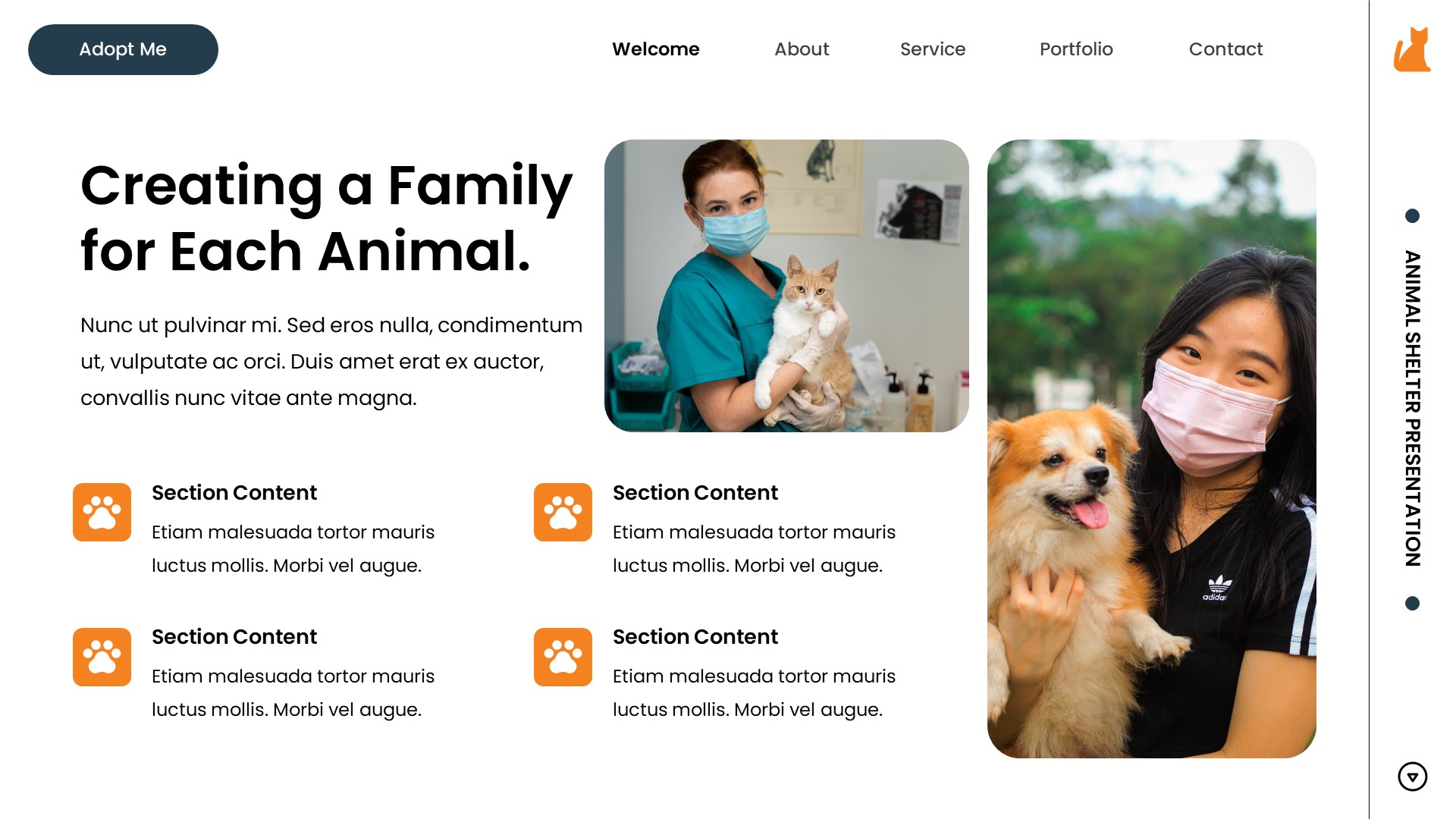 Furever - Pet Care Google Slides Template, Presentation Templates ...