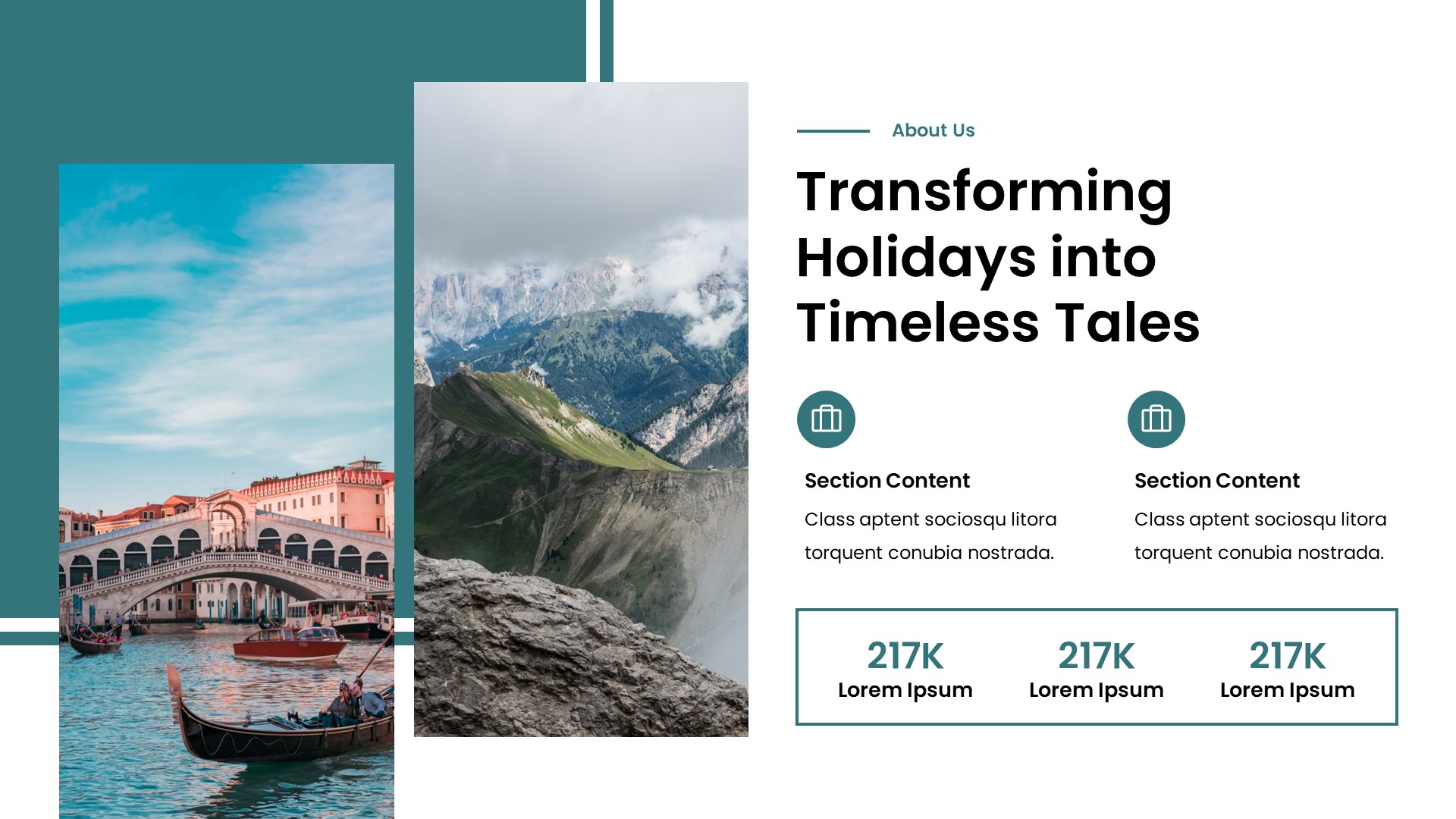 Wikend - Holiday & Resort Google Slides Template, Presentation Templates