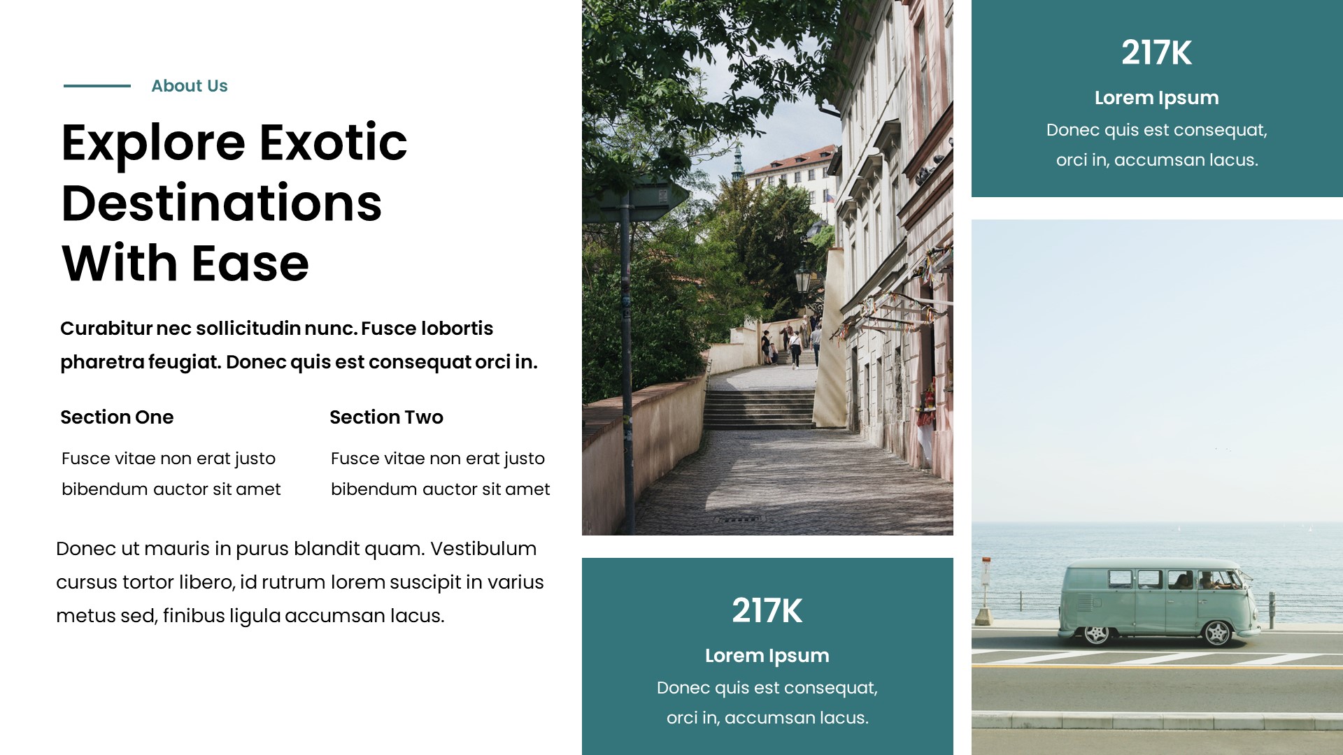 Wikend - Holiday & Resort Google Slides Template, Presentation Templates