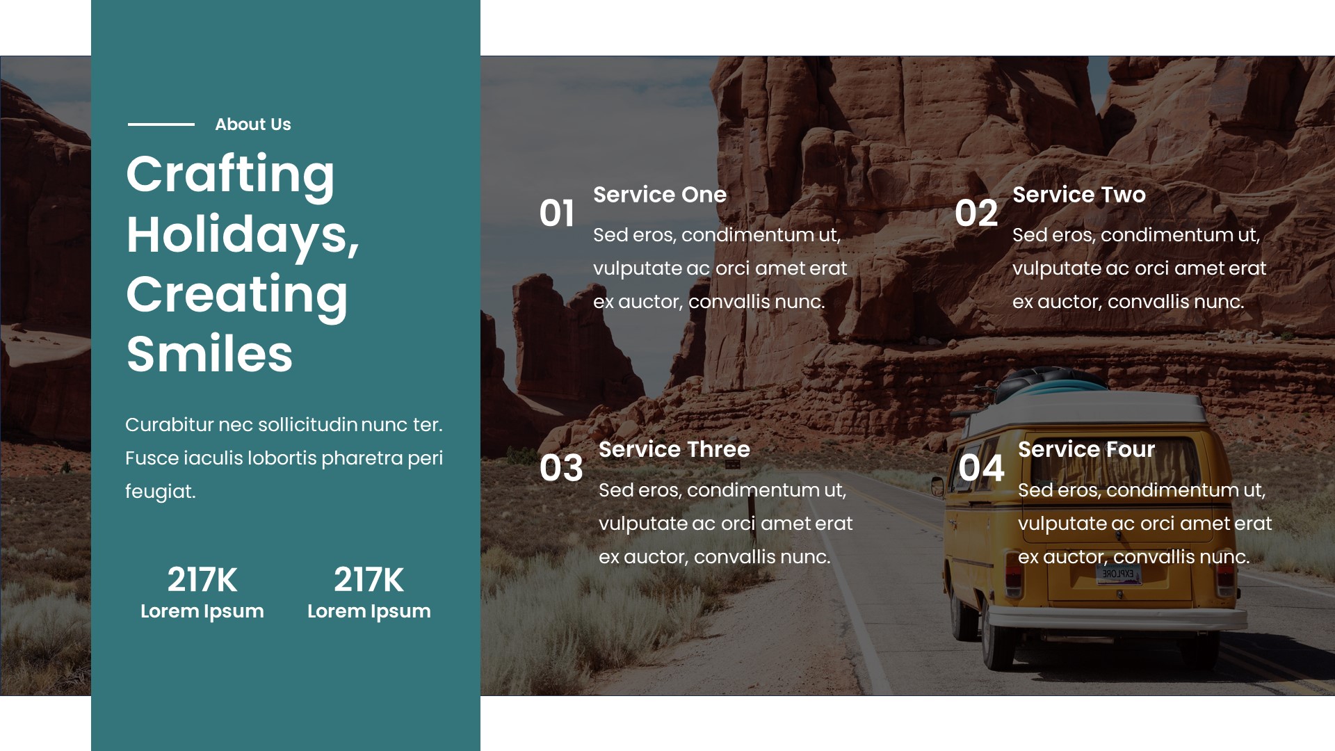Wikend - Holiday & Resort Google Slides Template, Presentation Templates