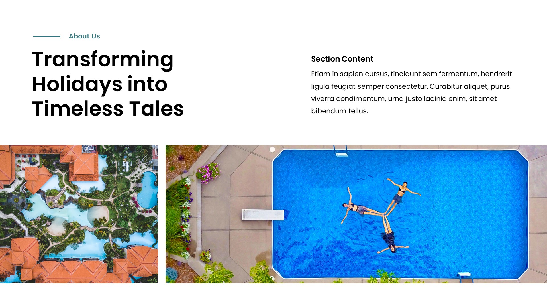 Wikend - Holiday & Resort Google Slides Template, Presentation Templates