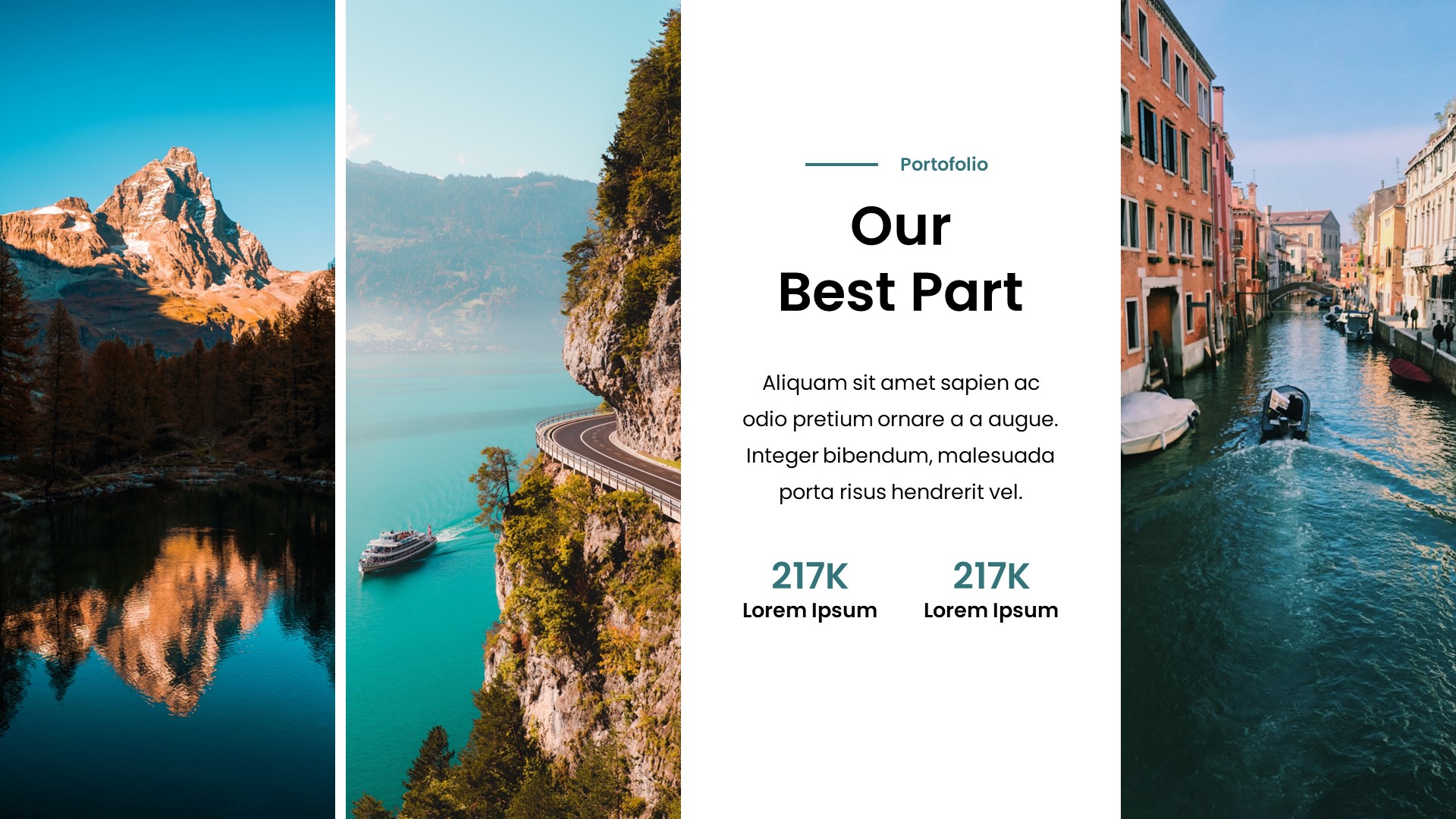 Wikend - Holiday & Resort Google Slides Template, Presentation Templates