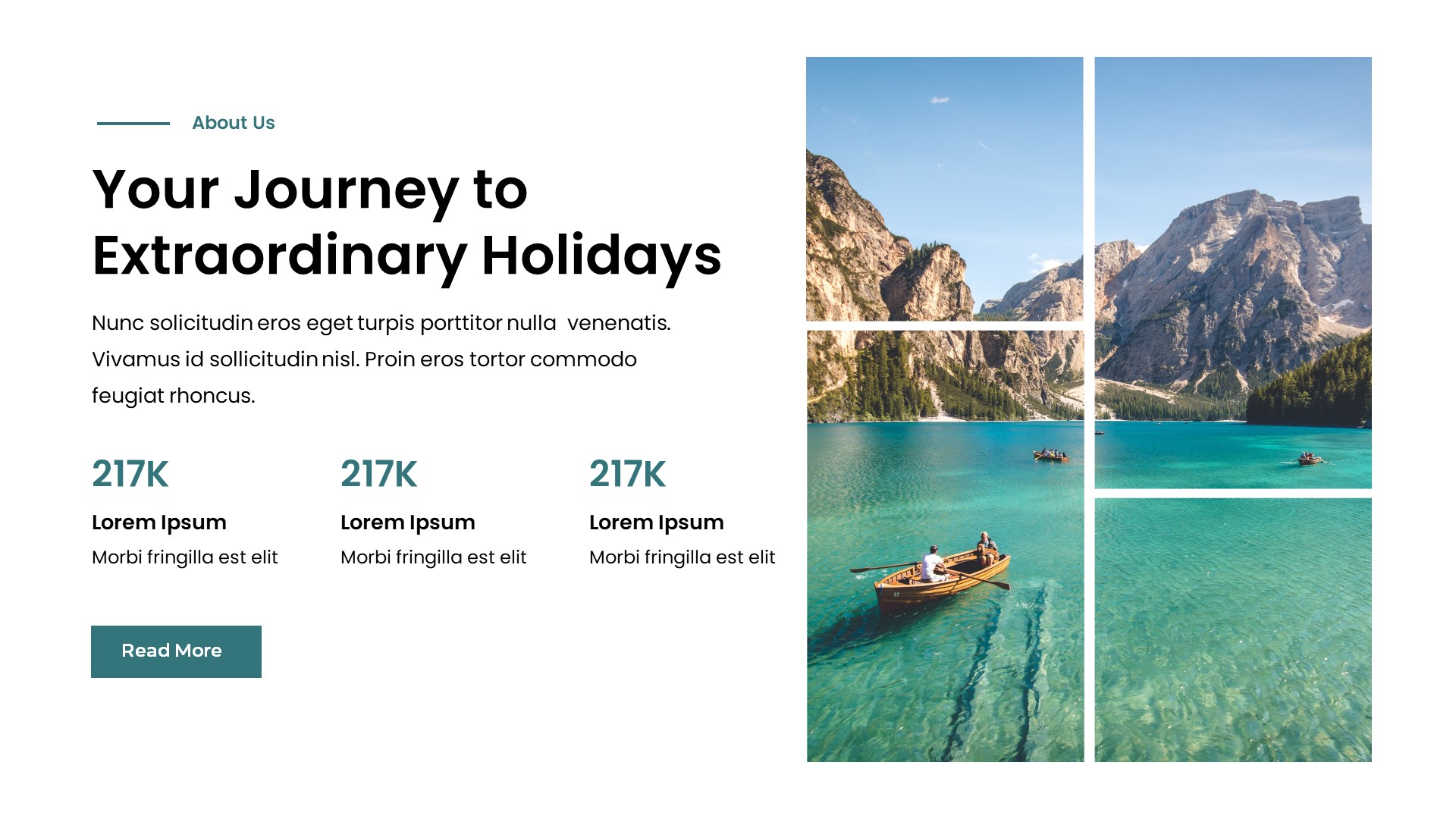Wikend - Holiday & Resort Google Slides Template, Presentation Templates