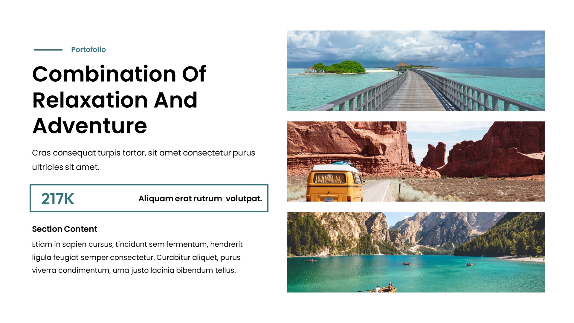 Wikend - Holiday & Resort Google Slides Template, Presentation Templates