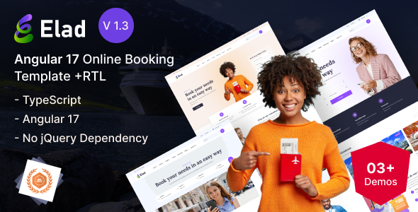 Elad - Angular 17+ Travel & Tour Booking Template by EnvyTheme ...