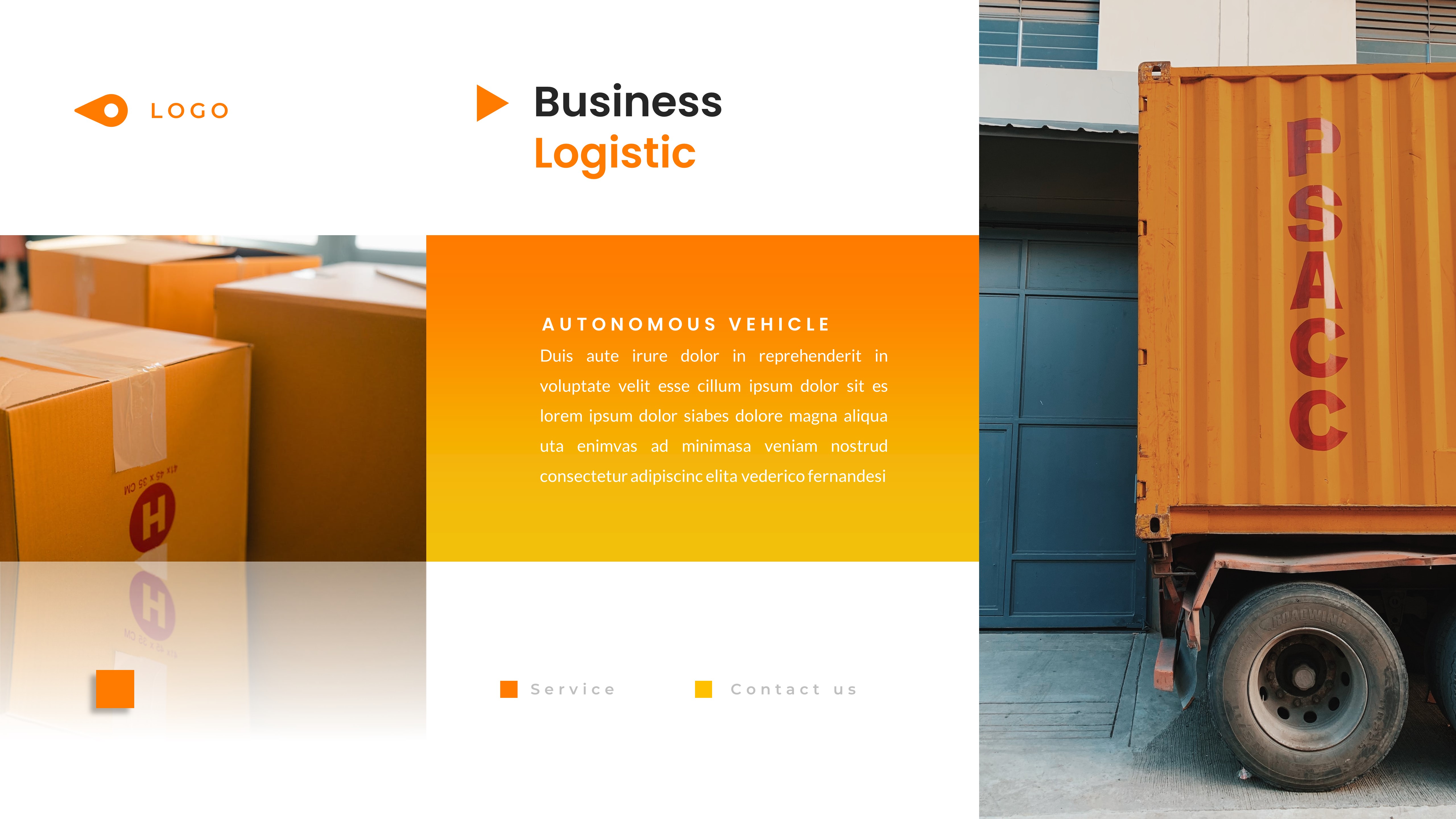 Logistic PowerPoint Template, Presentation Templates | GraphicRiver
