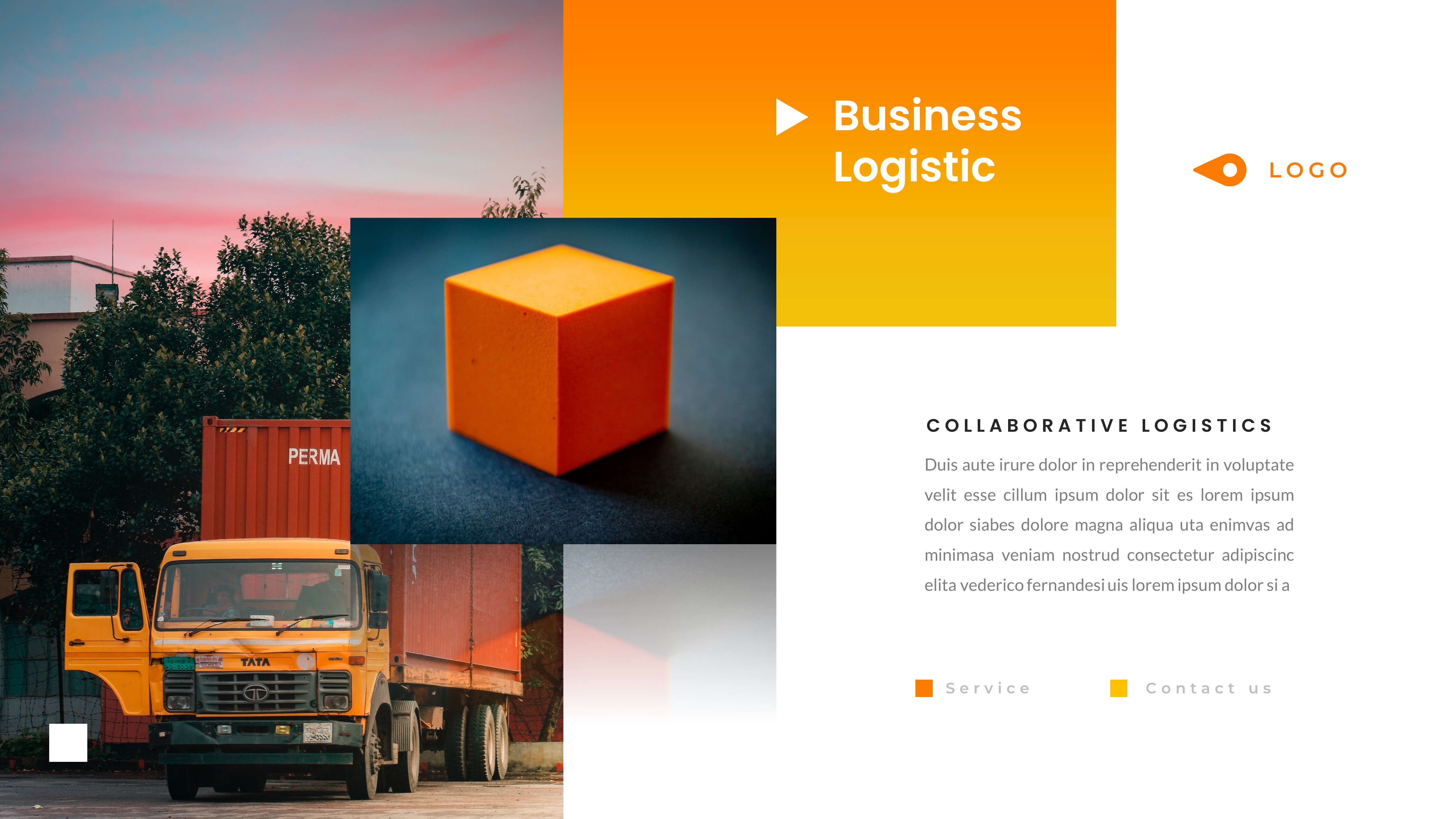 Logistic PowerPoint Template, Presentation Templates | GraphicRiver