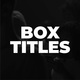 Box Titles | MOGRT, Premiere Pro Templates | VideoHive