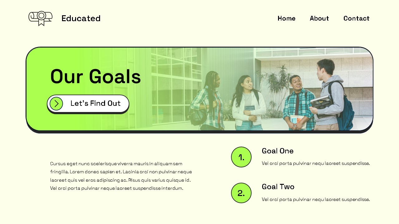 Educated - Education Google Slides Presentation Template, Presentation ...