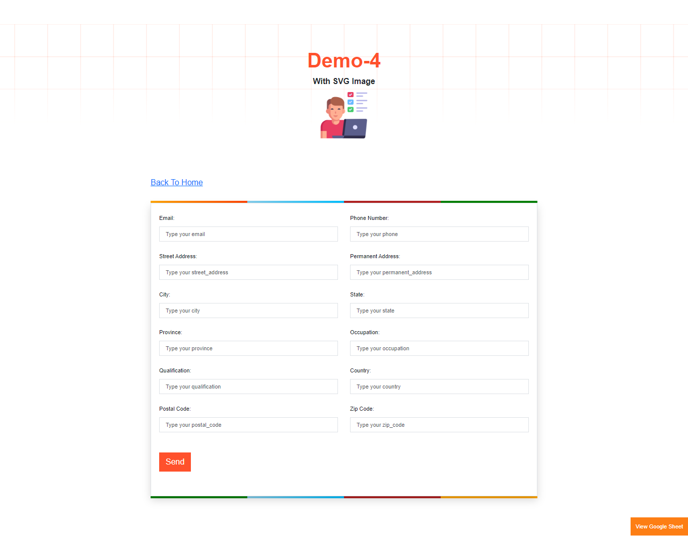 Custom Google Sheet Form by Designcollection | CodeCanyon