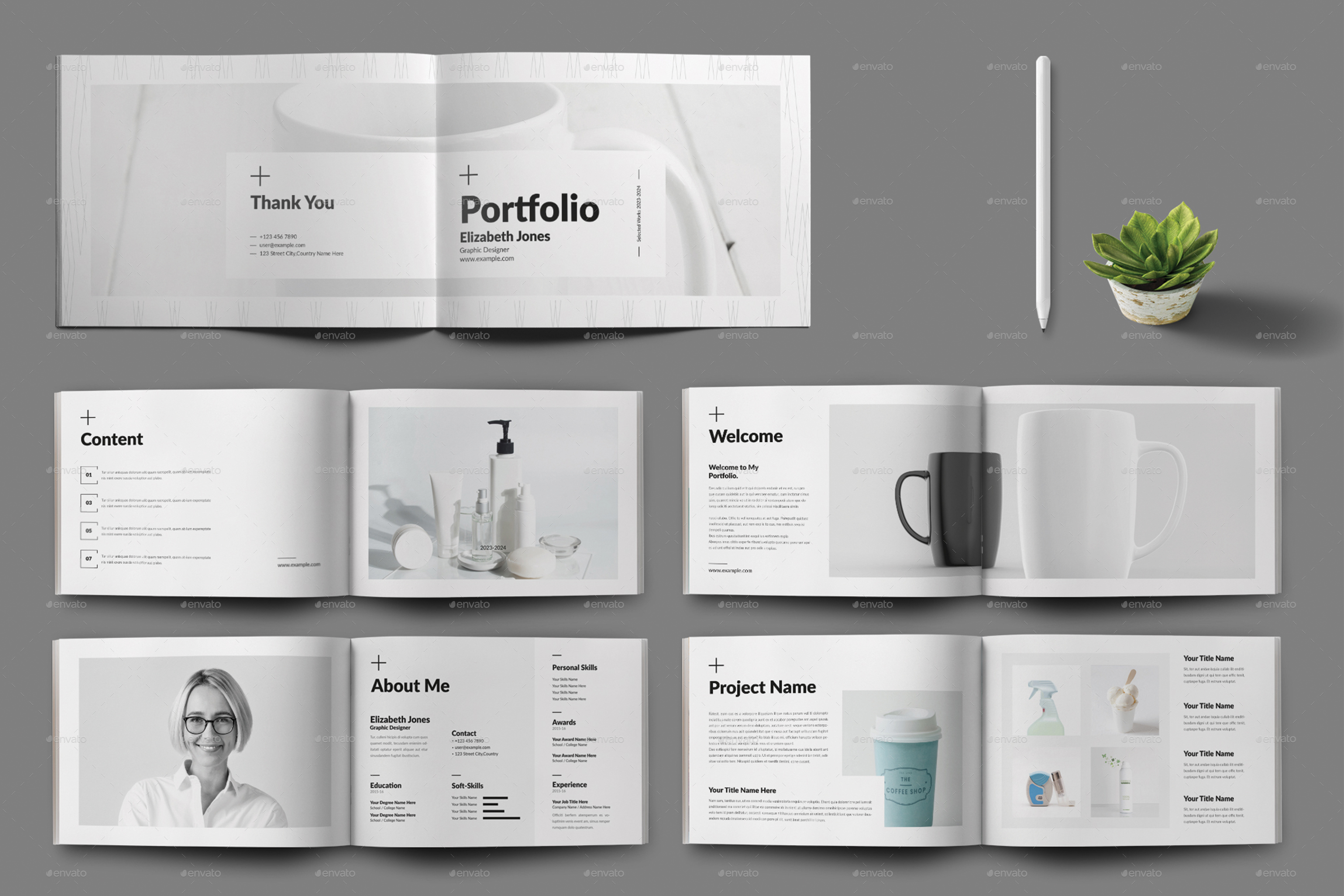 Portfolio Template, Print Templates | GraphicRiver